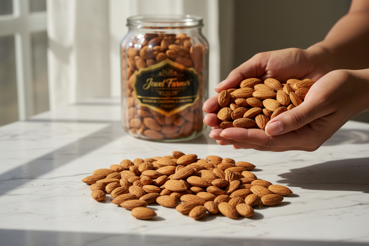 Premium California Almonds (Badam) 1kg - Buy Whole Almonds Online ...
